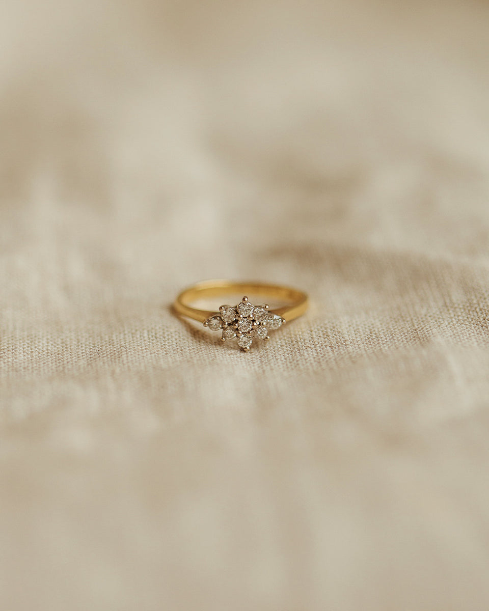 Posey 18ct Gold Diamond Cluster Ring | Rock n Rose