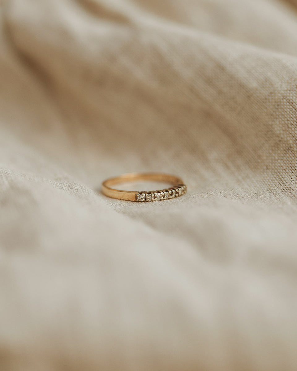 Edith 9ct Gold Diamond Ring | Rock n Rose